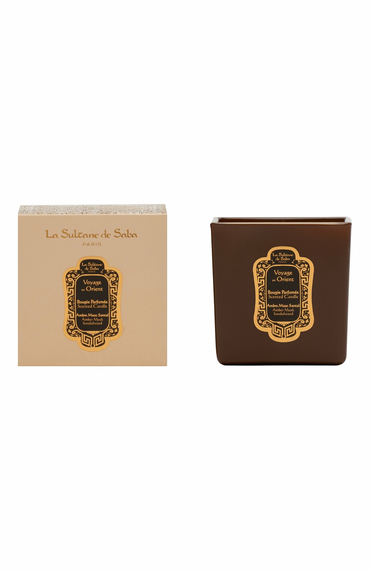 Ароматическая свеча "Амбра, Мускус и Сандал" (200g) La Sultane de Saba