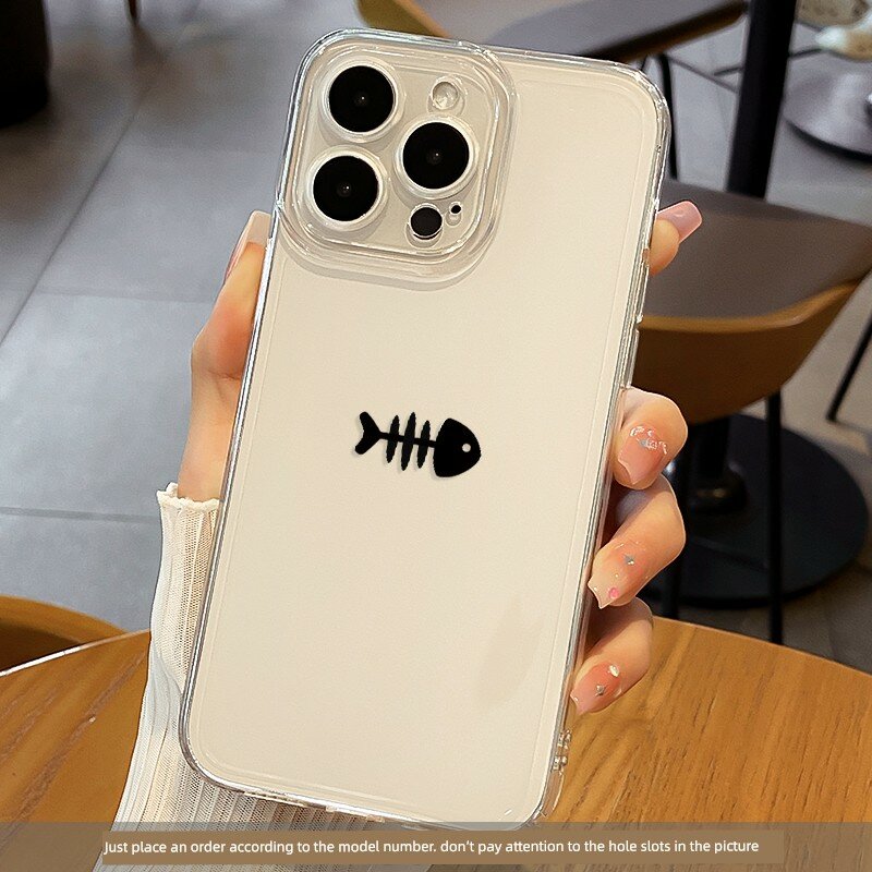 Чехол для iPhone Air с котиком, прозрачный, ультратонкий защитный чехол с рисунком кота