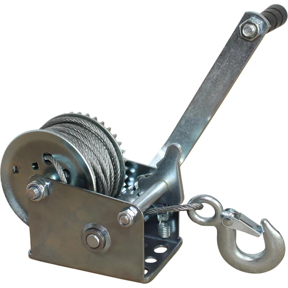 Лебедка Shtapler FD-600, ручная, шестеренчатая, трос 10 м, 270 кг