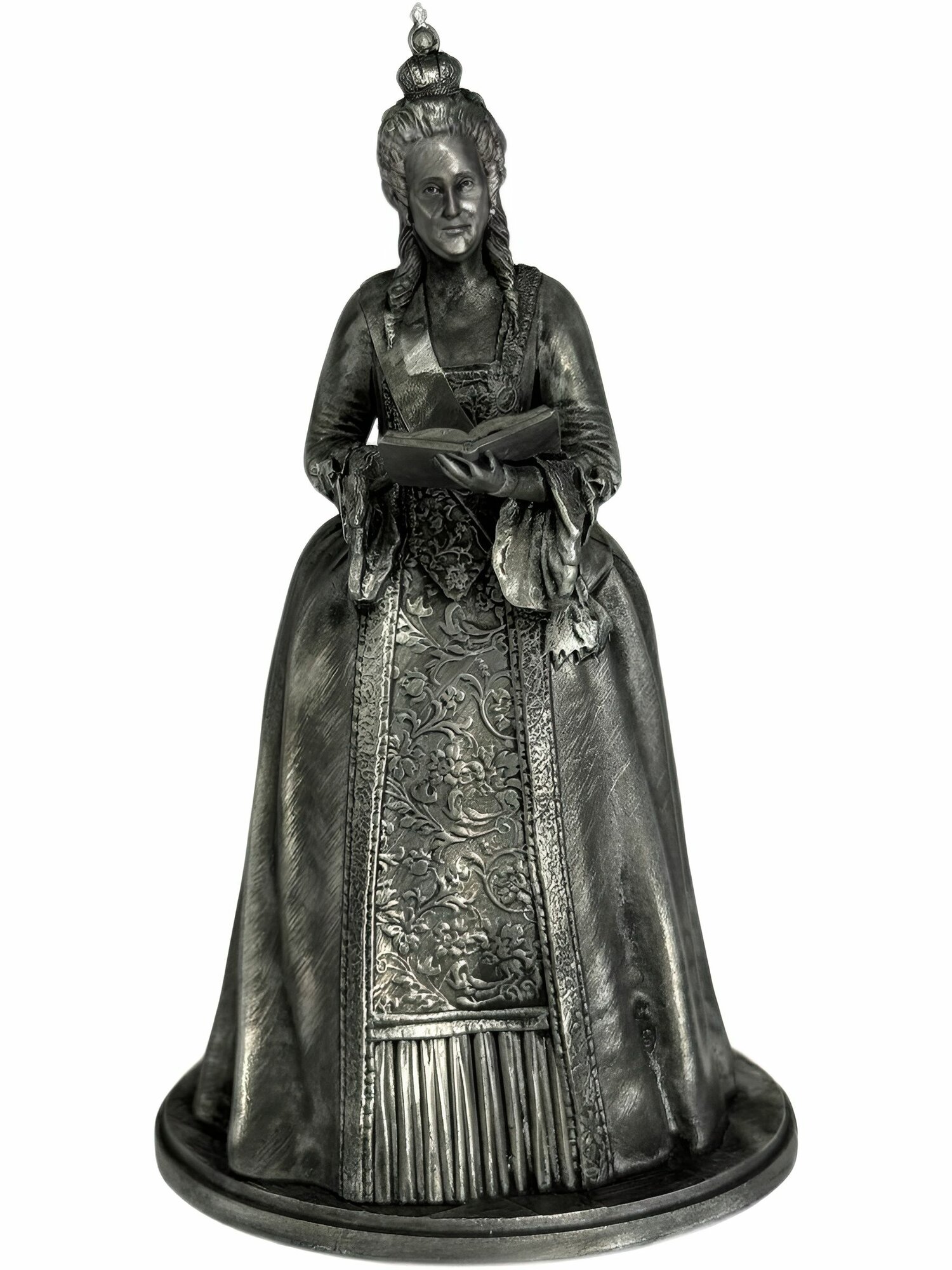 Коллекционный оловянный солдатик фигурка Императрица Екатерина II (17621796) 9 см Масштаб 1/24