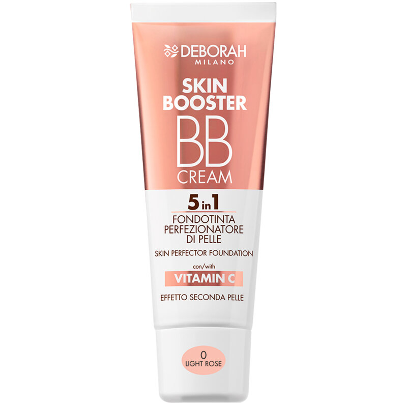 Тональный ВВ-крем Deborah Skin booster bb cream 5 in 1 skin perfector foundation тон 0 Светло розовый 30мл