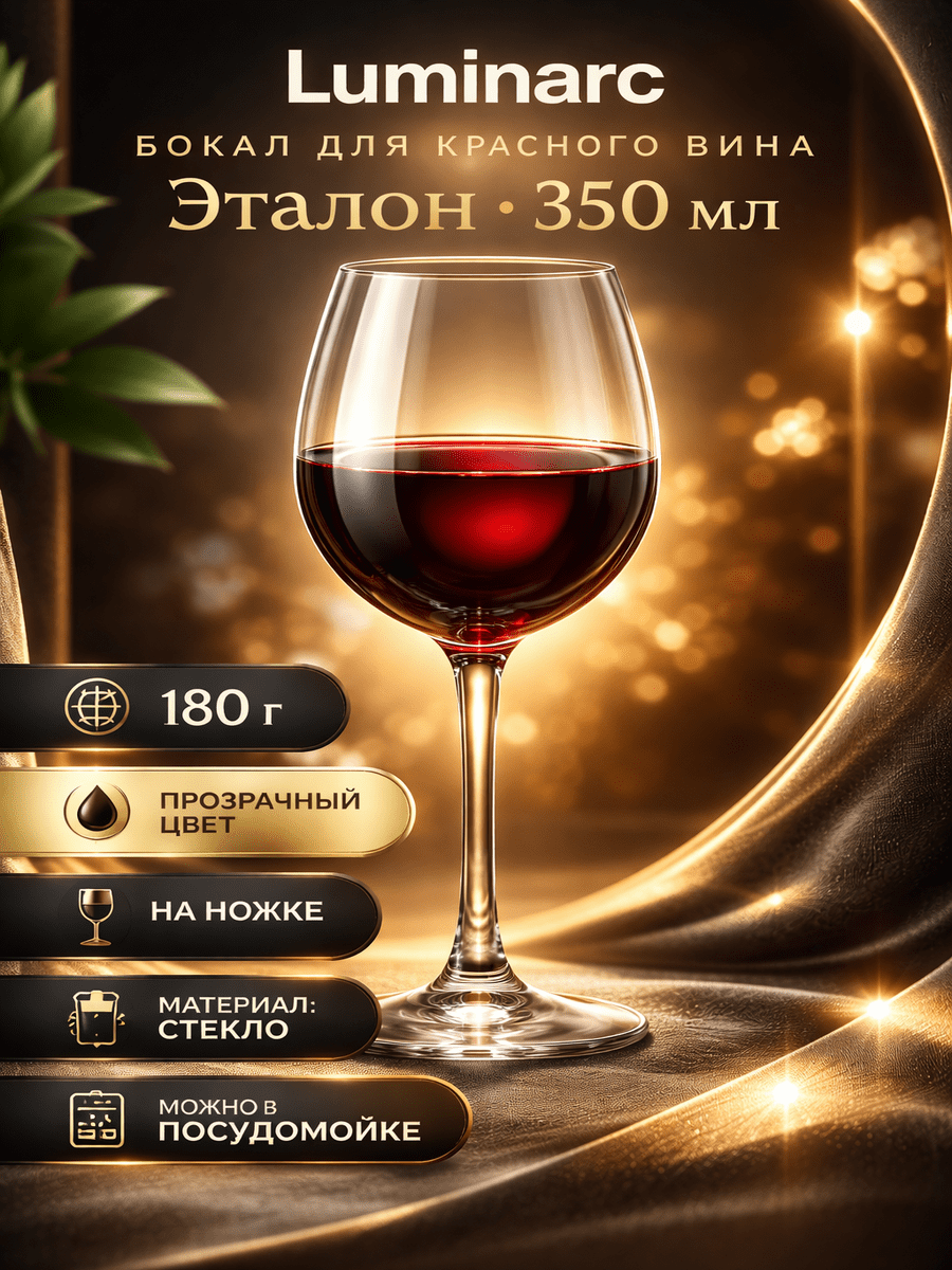 Бокал для красного вина Luminarc Эталон, 350мл