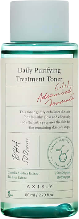 AXIS-Y Тоник для проблемной кожи с центеллой и BHA-кислотой 80 мл Daily Purifying Treatment Toner 80 28ml