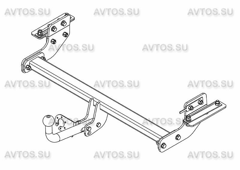 Фаркоп для Ford Mondeo седан 2014-2019 Тип шара: A. Нагрузки: 2000/75 кг, FD 33