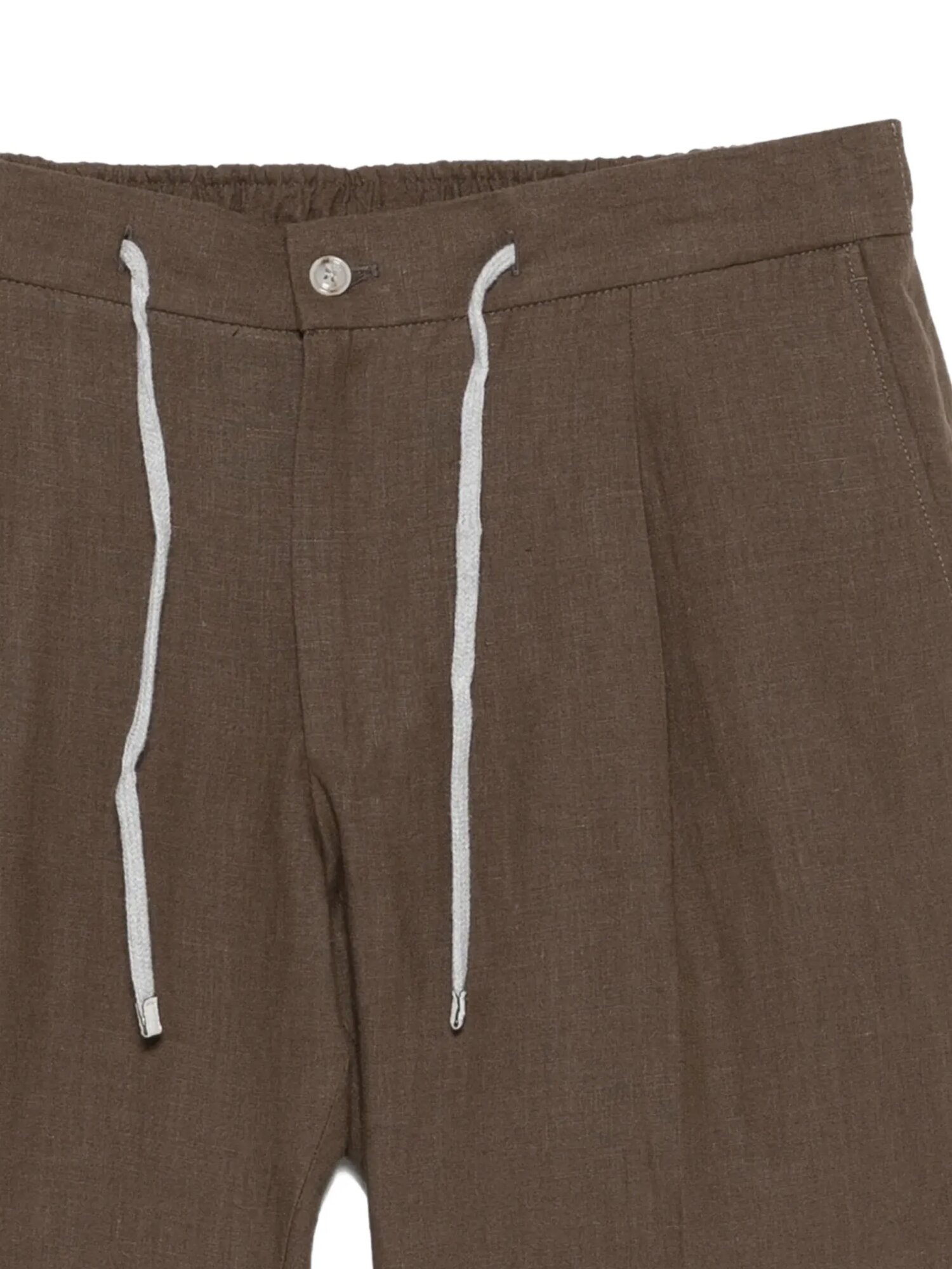 Шорты Barba Drawstring-waist pleated shorts, размер 50 — фото 1