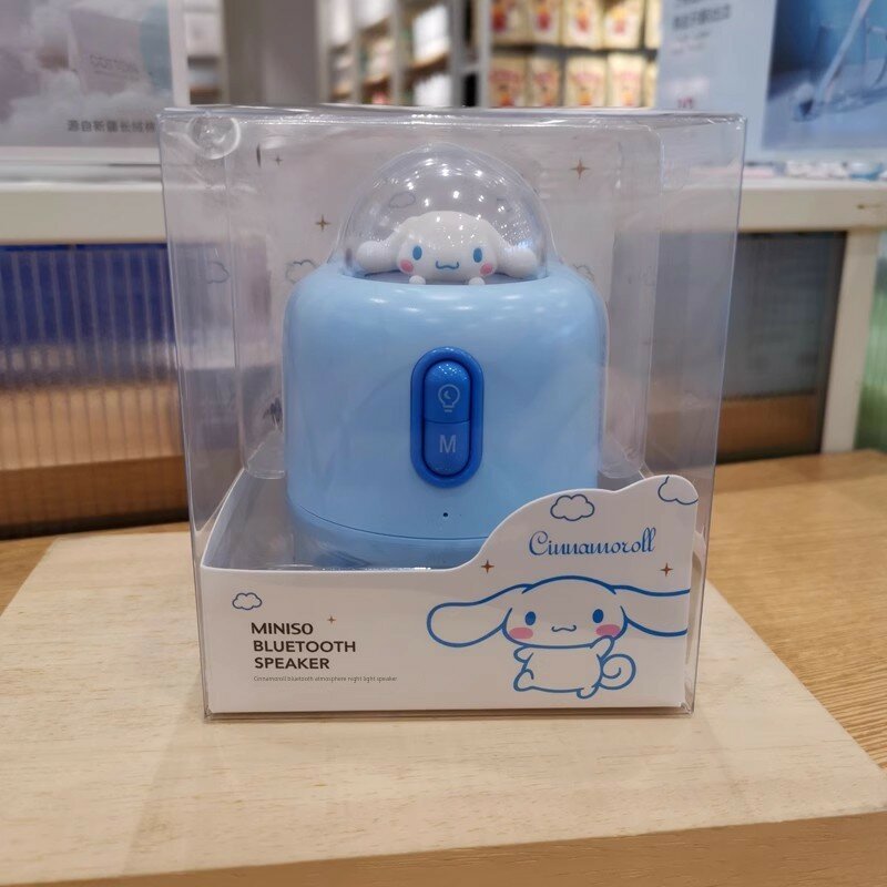 MINISO/MINISO Bluetooth-колонка Sanrio Cinnamoroll с функцией ночника и подсветкой, мини-колонка Светло-голубой