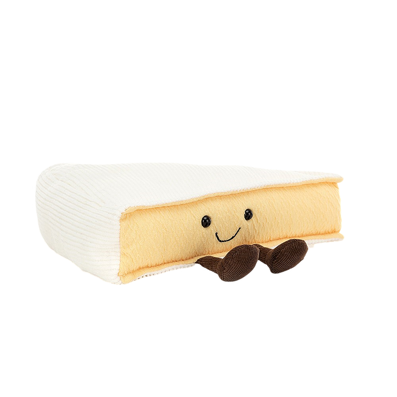 Мягкая игрушка унисекс JELLYCAT Amuseables Brie, Brie Cheese (New Old Version, Mixed Shipment)