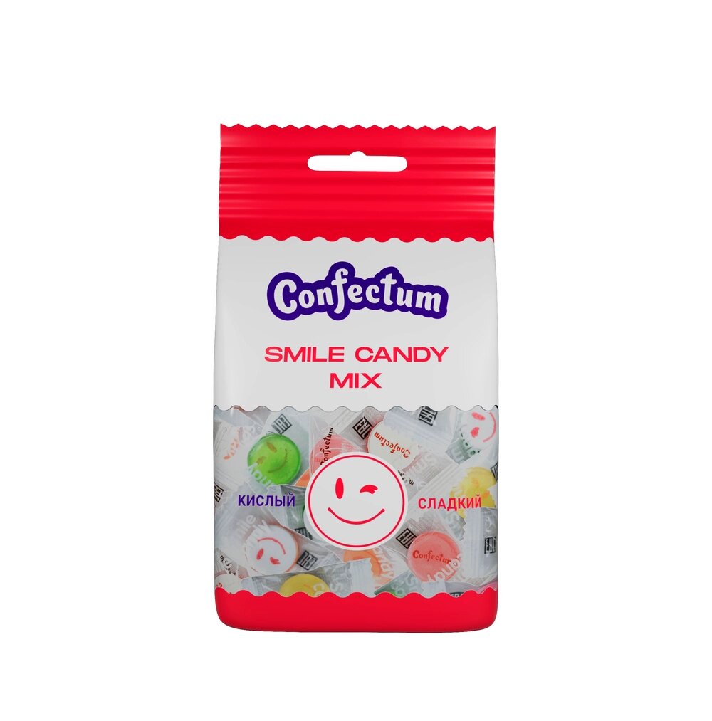 Карамель леденцовая "Confectum Smile Candy" микс, 60 гр