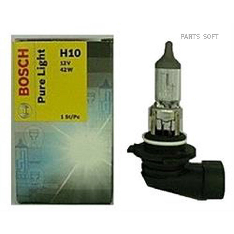 Лампа галогеновая H10 от официального дистрибьютора, BOSCH, артикул 1987302083
