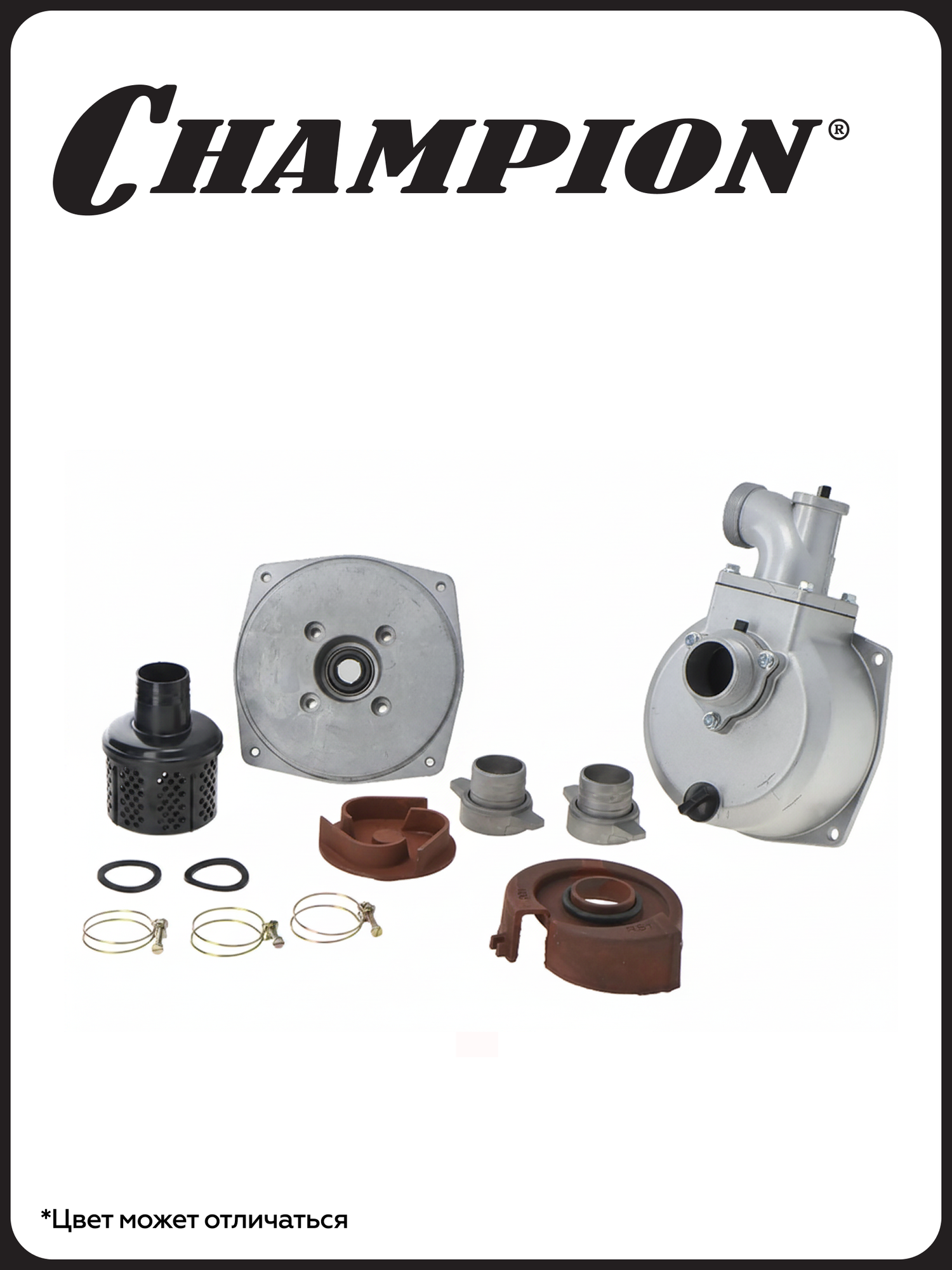 Корпус помпы в сборе для бензиновой мотопомпы CHAMPION GP52/1