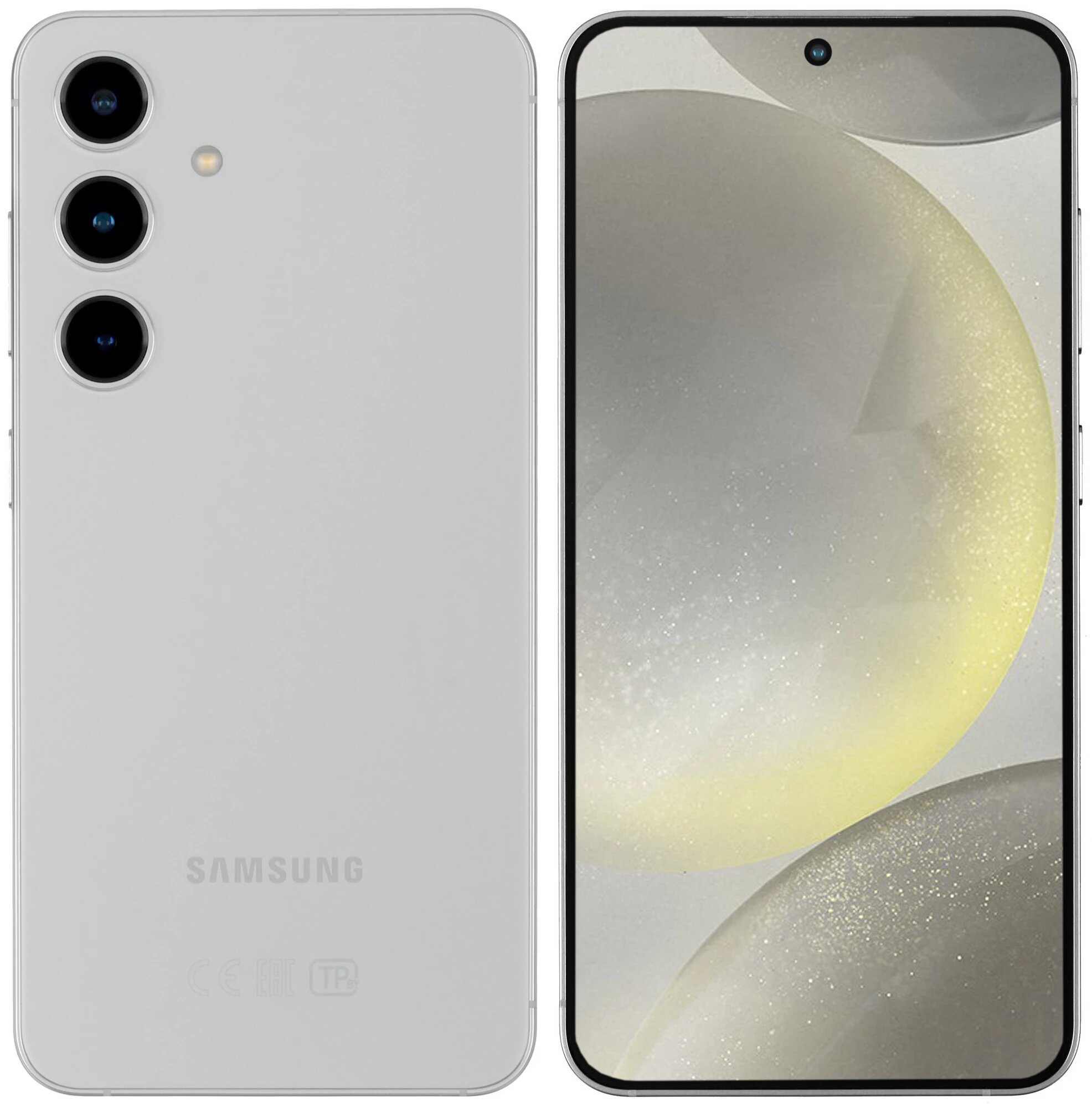 Смартфон Samsung Galaxy S24 8/128 ГБ, Dual: nano SIM + eSIM, Marble Gray
