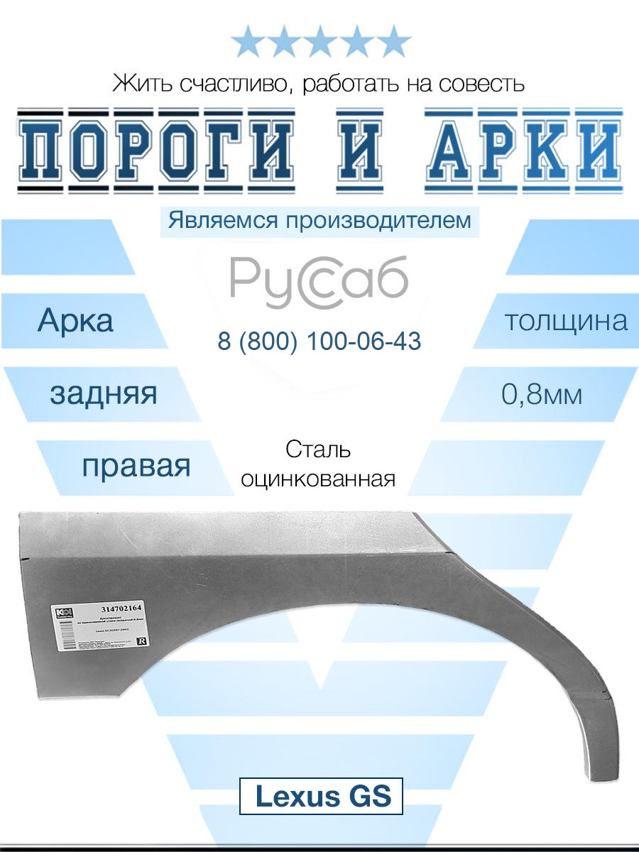 Арка правая для Lexus GS 1997-2005
