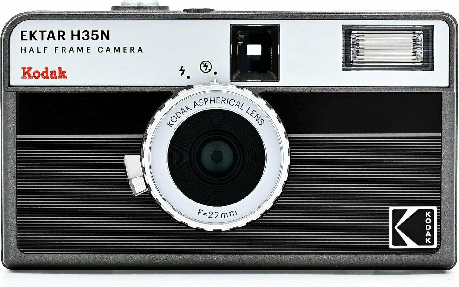 Фотоаппарат пленочный Kodak H35N Ektar Half Frame 35mm Camera, Чёрный