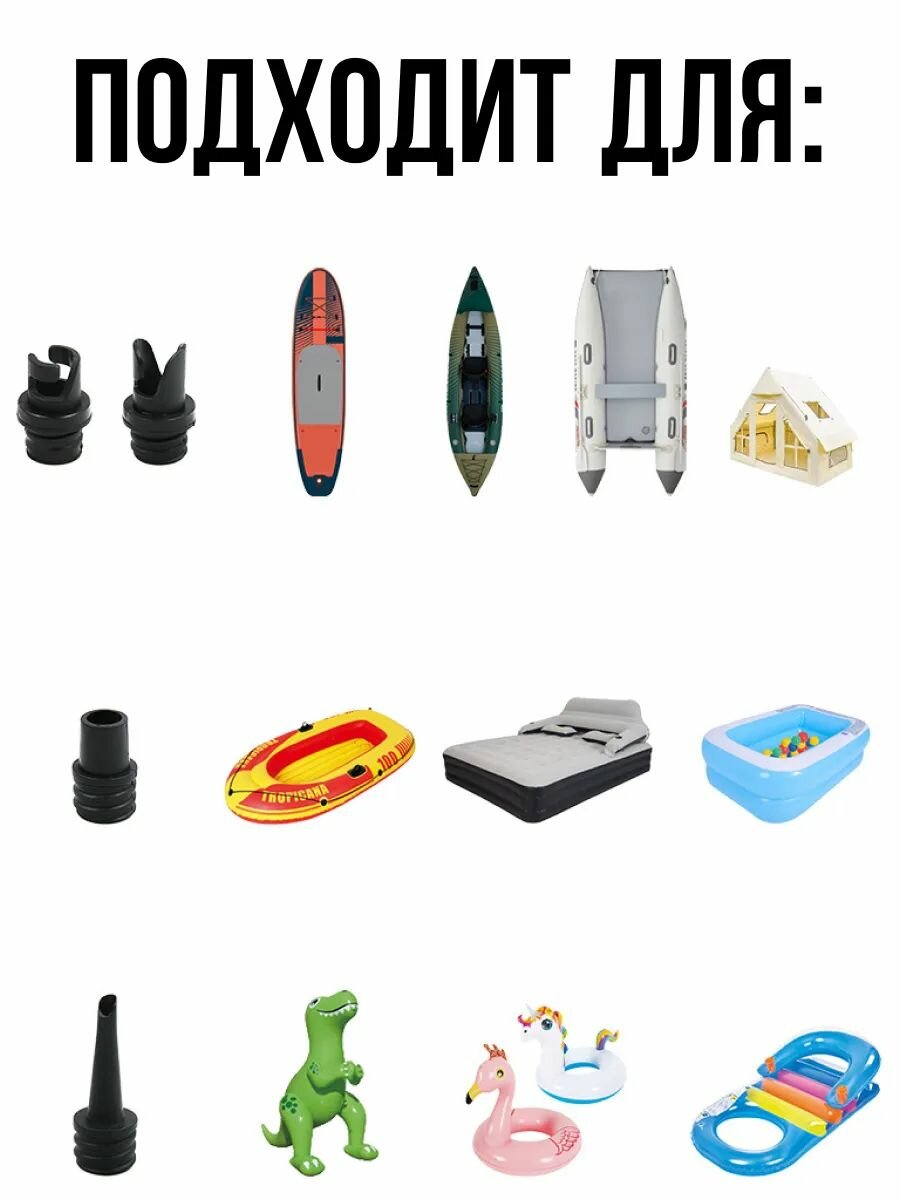 Ostore Компрессор автомобильный для подкачки автомобильных шин, мячей и надувных изделий, с проверкой давления и питания