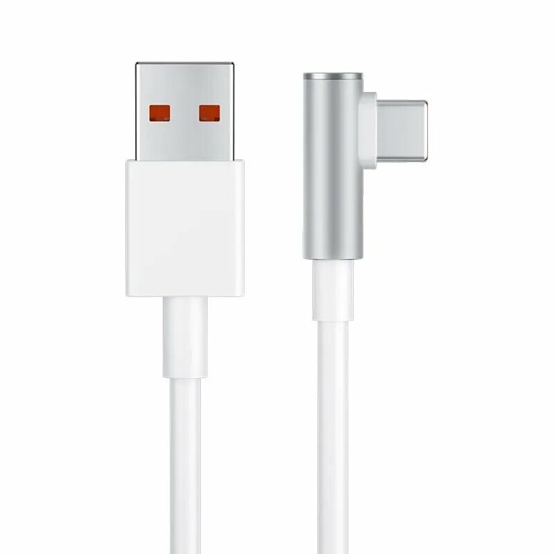 Кабель для мобильных устройств USB 2.0 Type-A/USB Type-C, 1.8 м, белый, серебристый