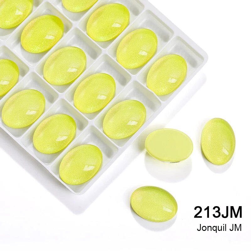 Стразы PIPATIAN стеклянные 13x18 мм Jonquil JM