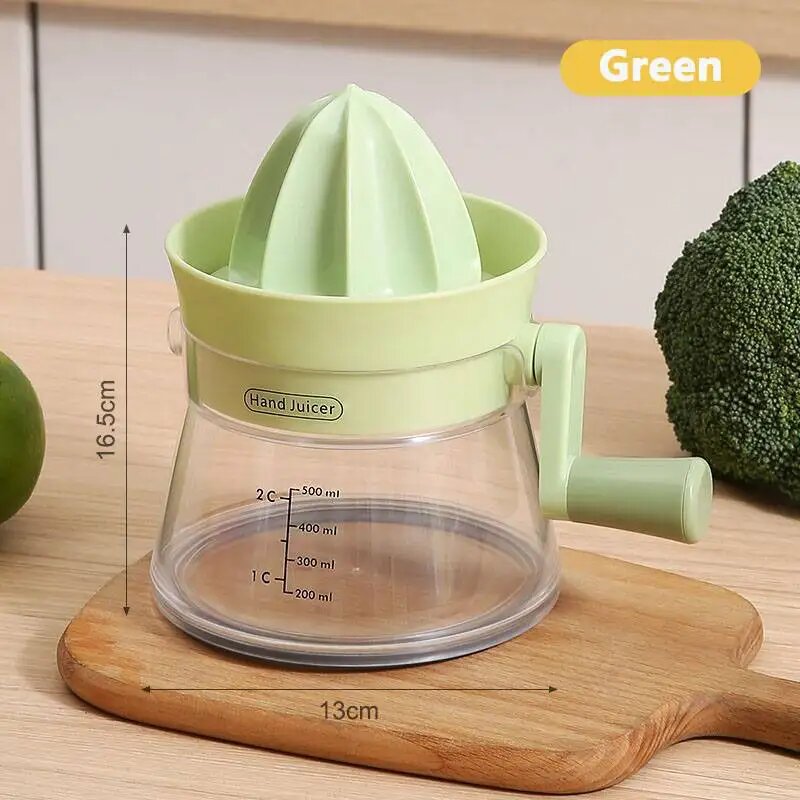 Buyyes Ручная Соковыжималка для Цитрусовых Зеленый, green