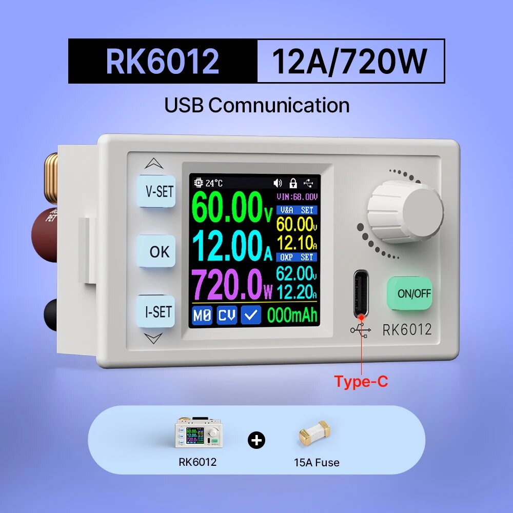 Измеритель напряжения и тока RD RU RIDEN RK6012 0-60В 0-12А RK6012