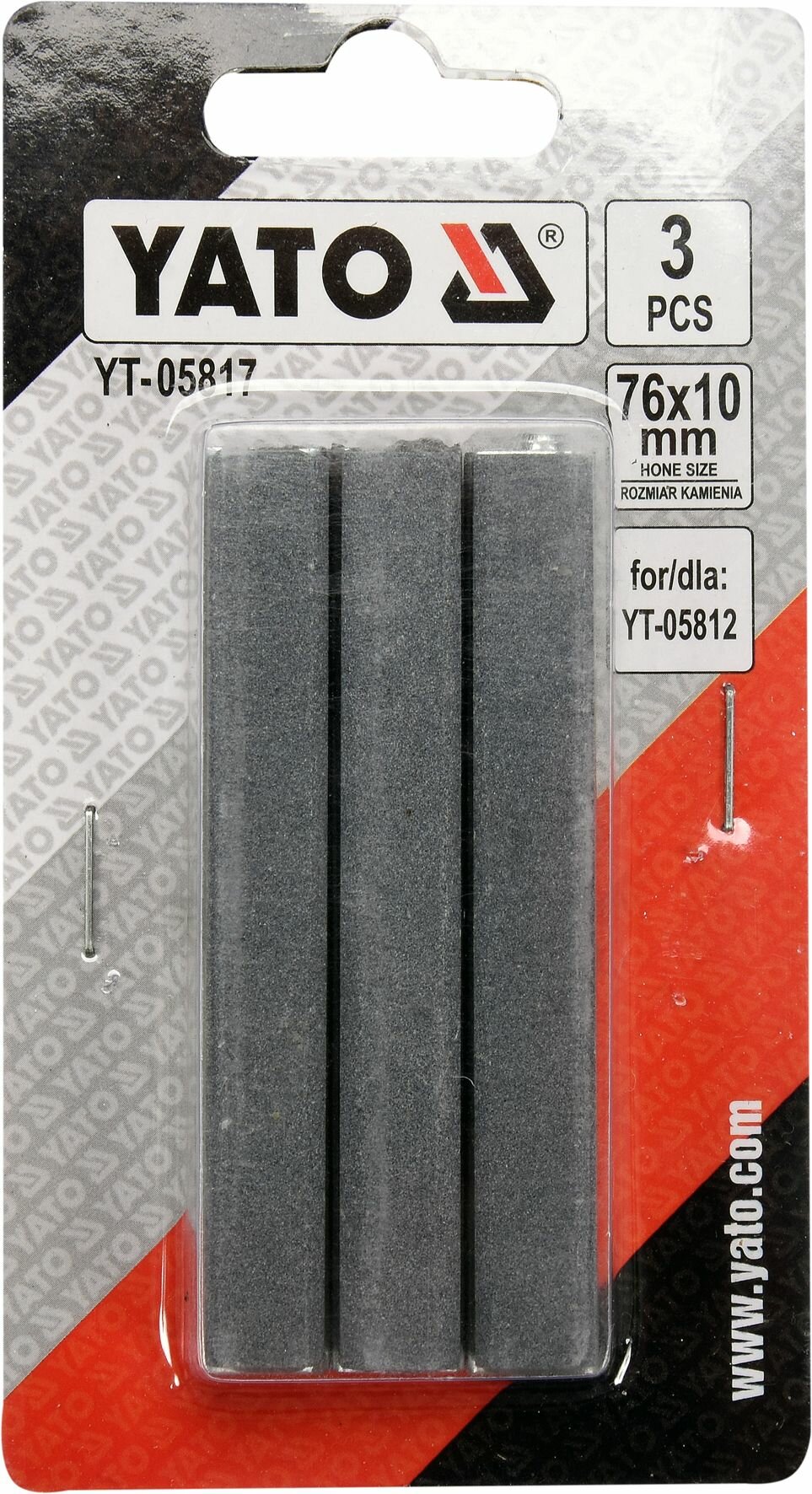 Комплект камней к хону 3" YT-05817