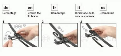 Щетка стеклоочистителя Bosch 3397118903 A530S AR530S