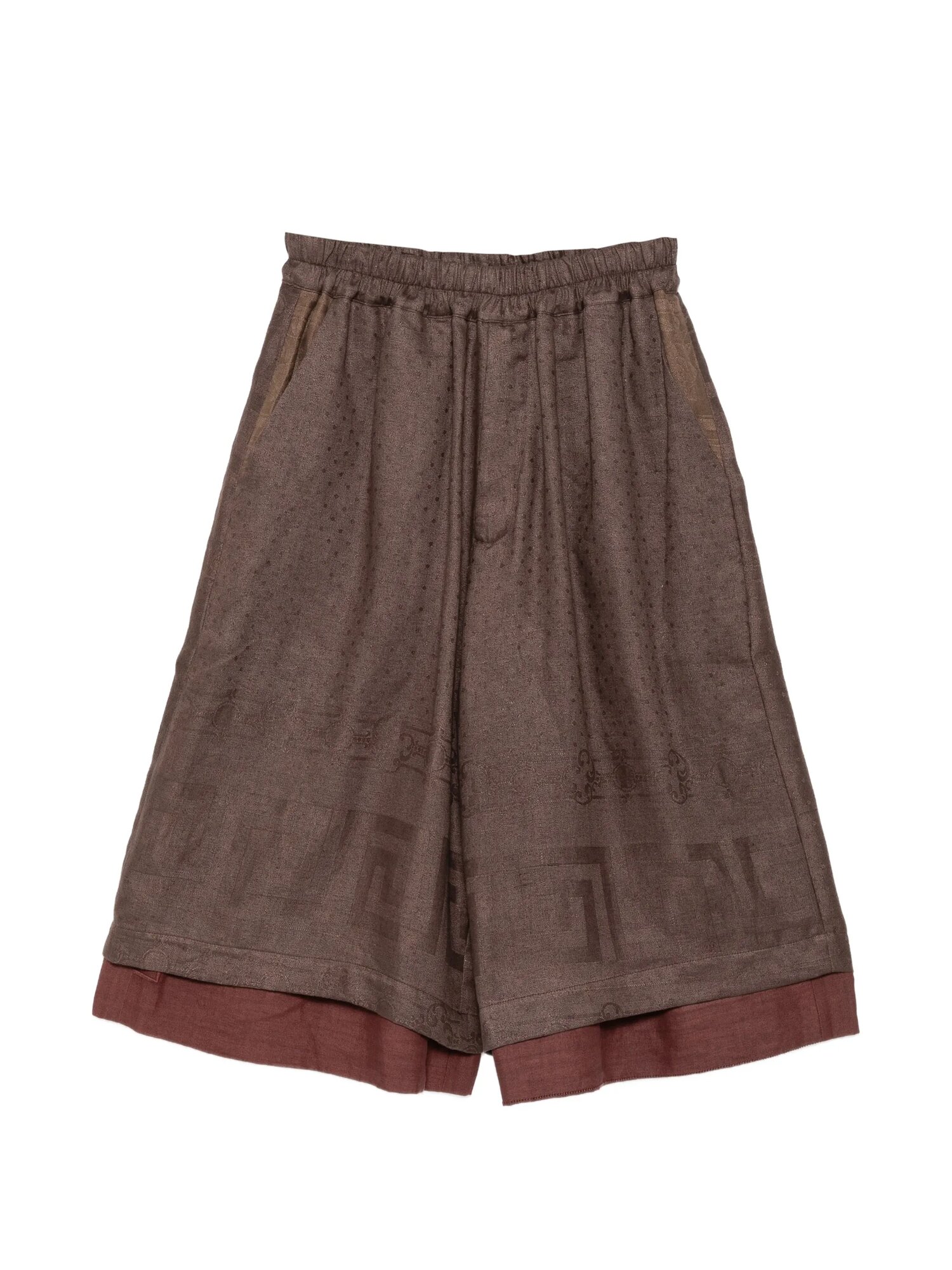 Шорты Embroidered layered shorts