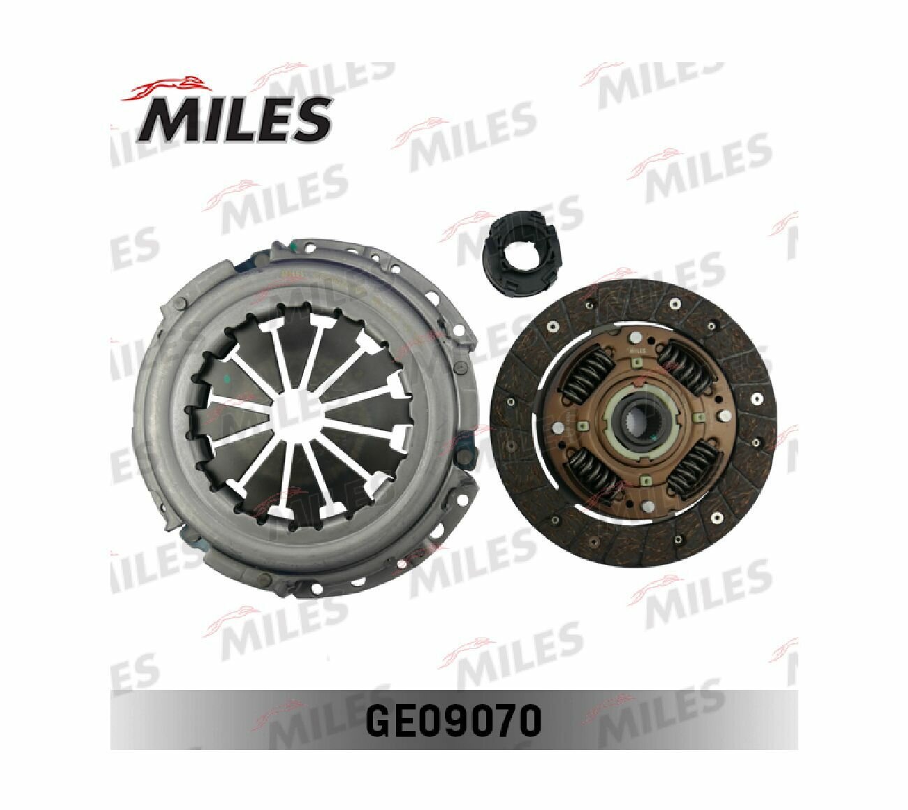 Сцепление в сборе (с подш.) VW POLO/SKODA FABIA/SEAT 1.2 01-, MILES GE09070