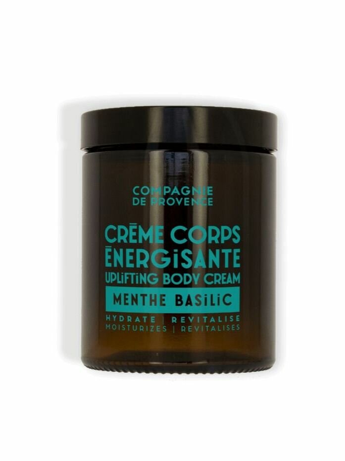 COMPAGNIE DE PROVENCE Menthe Basilic/Mint Basil Body Cream, Энергизирующий увлажняющий крем для тела, 180 мл