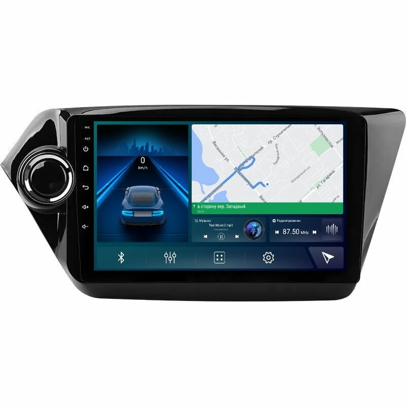 Магнитола CRS-300 Киа Рио Kia Rio 2011-2015 - Android 13 - Процессор 8 ядер - Память 4+64Gb - Carplay - DSP 36 полос - 4G(Sim)