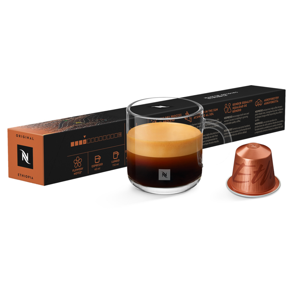 Кофе в капсулах Nespresso Original Ethiopia, 10 капсул