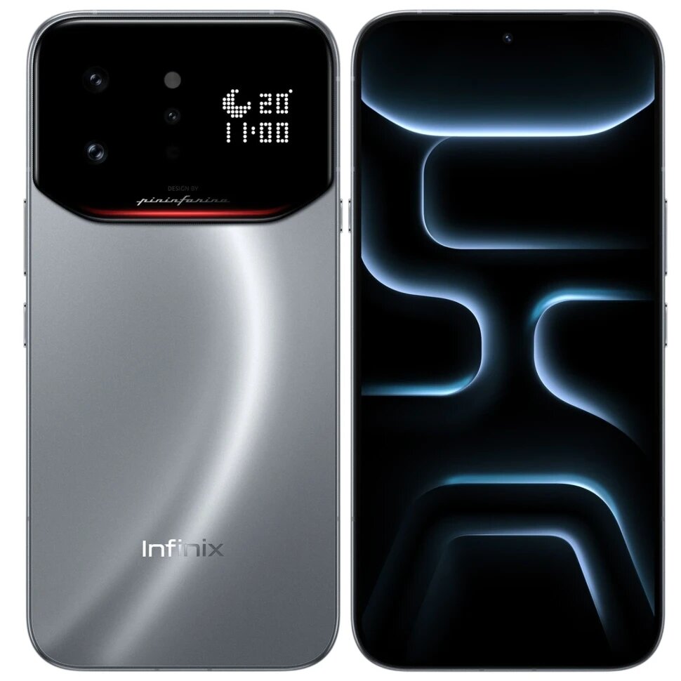 6.78" Смартфон Infinix NOTE 60 Ultra 12/512 ГБ, 2644x1208, AMOLED, 144 Гц, 5G, eSIM, 7000 мА*ч, серебристый