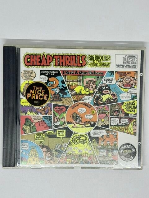 Музыкальный диск Big Brother & The Holding Company-Cheap Thrills (CD, USA) '90 MINT