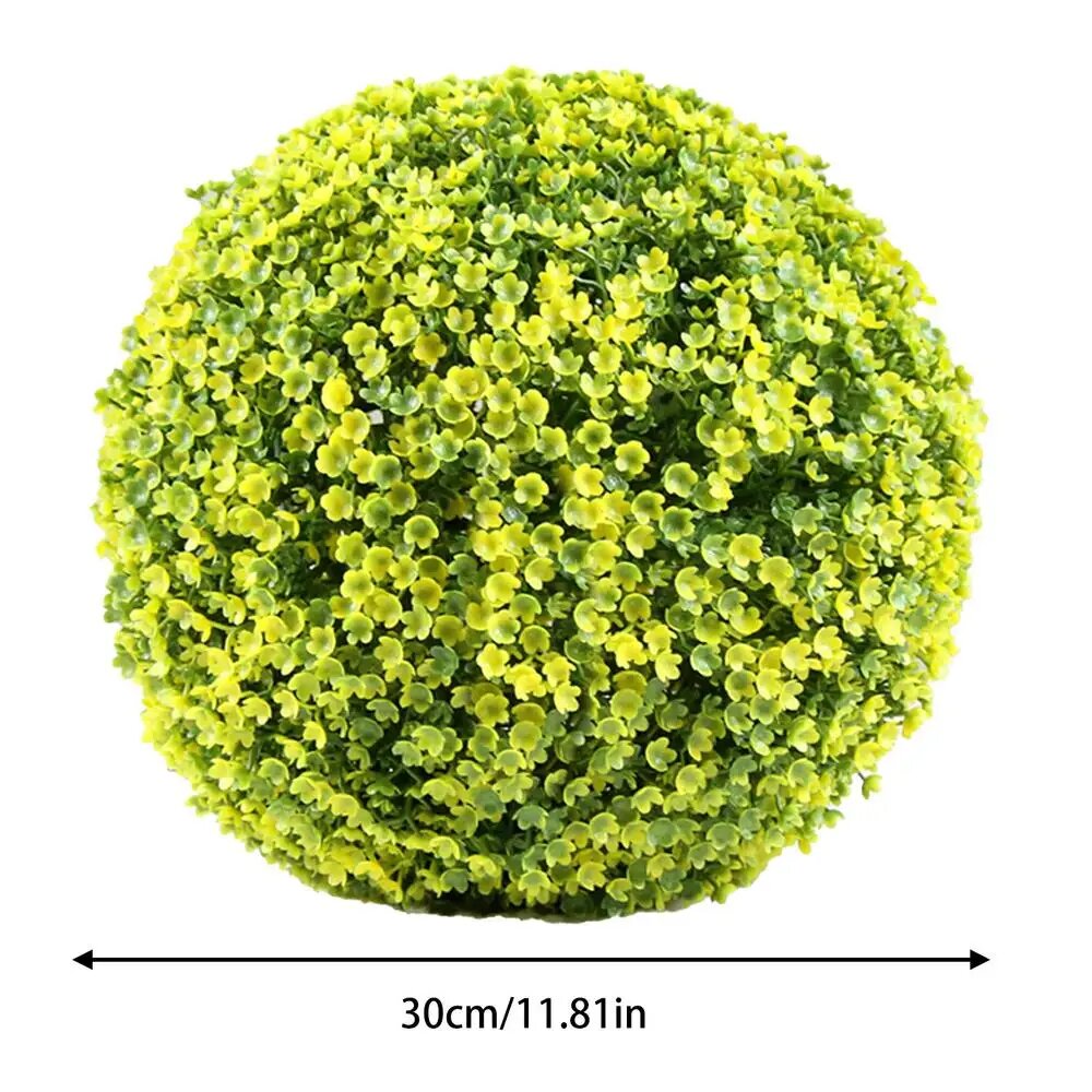 Искусственный Топиарий шарообразный зеленый Зеленый, 30cm, Yellow