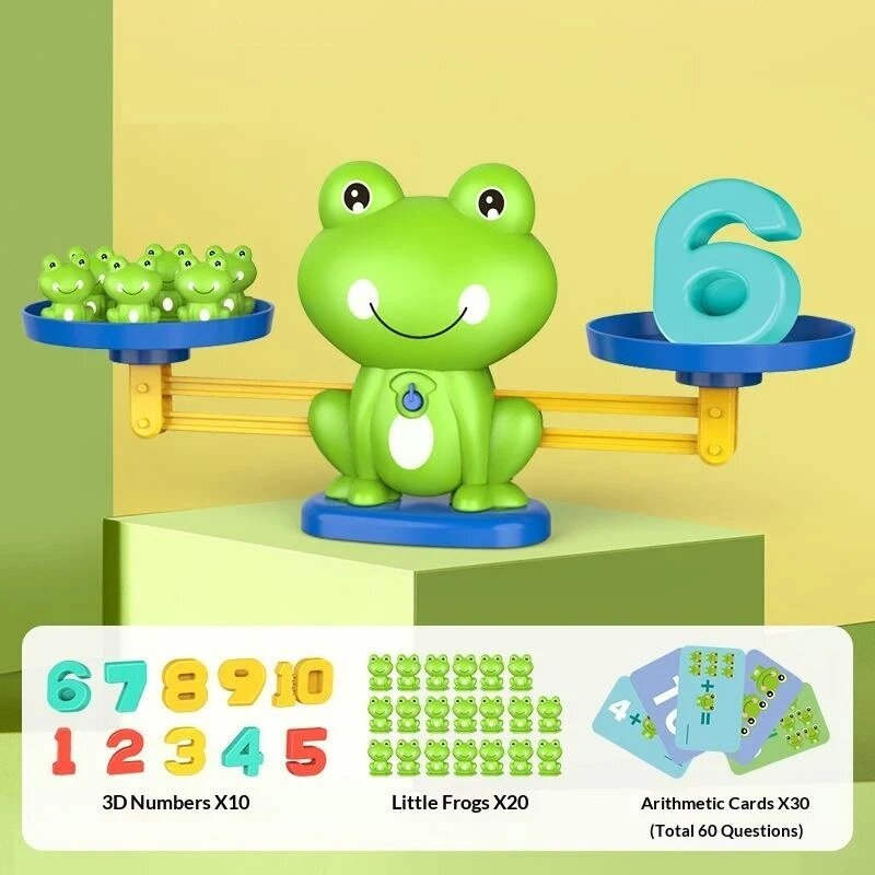 Развивающая игрушка Весы-лягушка для детей A1