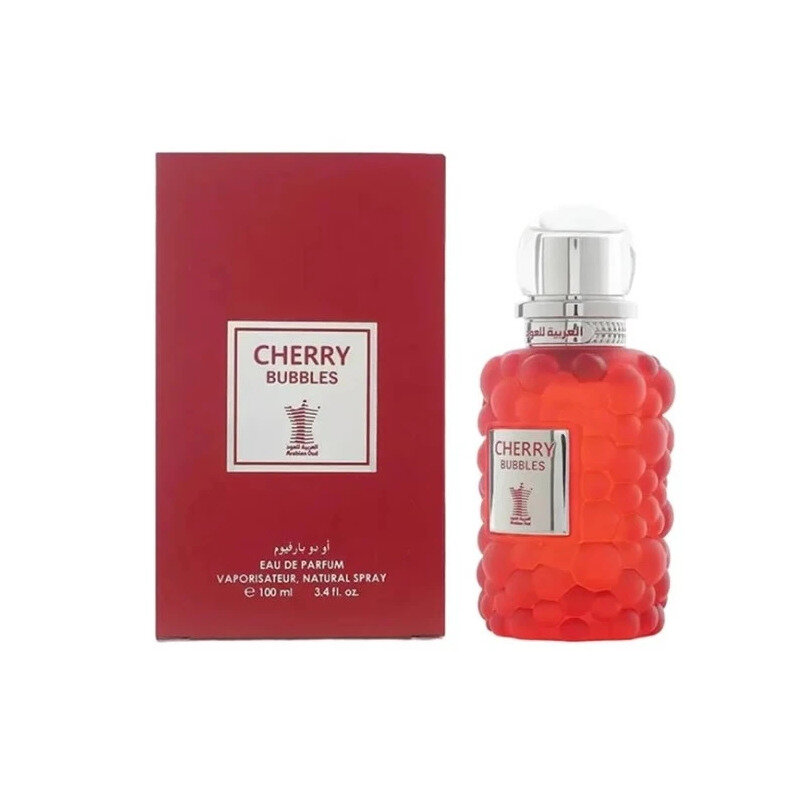 Парфюмерная вода для женщин Arabian Oud Cherry Bubbles 100 мл / Духи Арабиан Уд Черри Баблс / Вишнёвые пузырьки