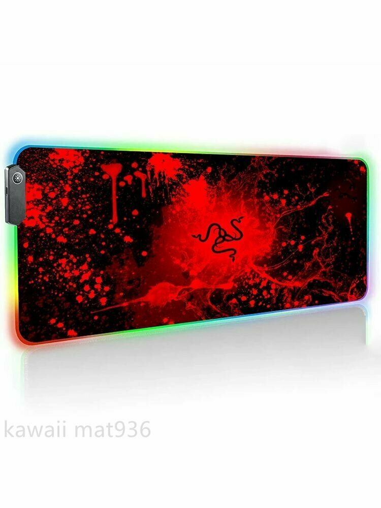 Коврик для мыши Razer "Heroes of the Storm", с RGB-подсветкой, нескользящая основа