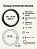Кольцо уплотнительное 68х1,5 NBR70, 2 шт.