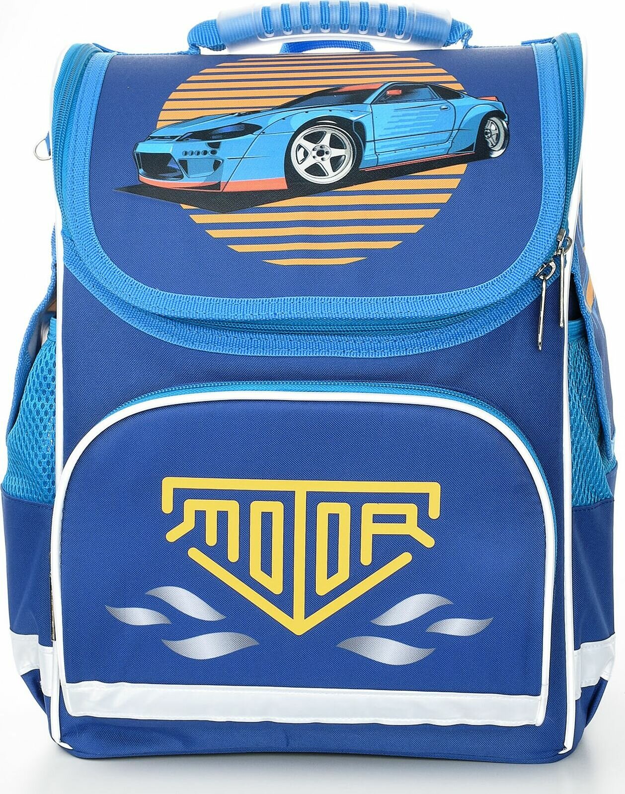 Ryukzak schoolformat basic super car 17 l 38 h 28 h 16 sm zhestkiy karkas na molnii dlya malchikov