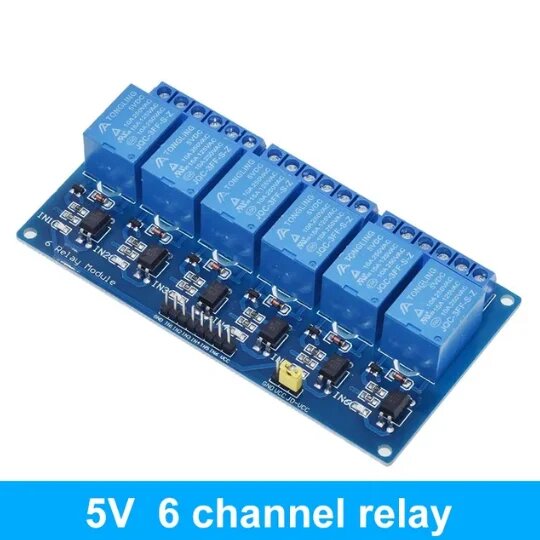 8-канальный релейный модуль с оптопарой Arduino