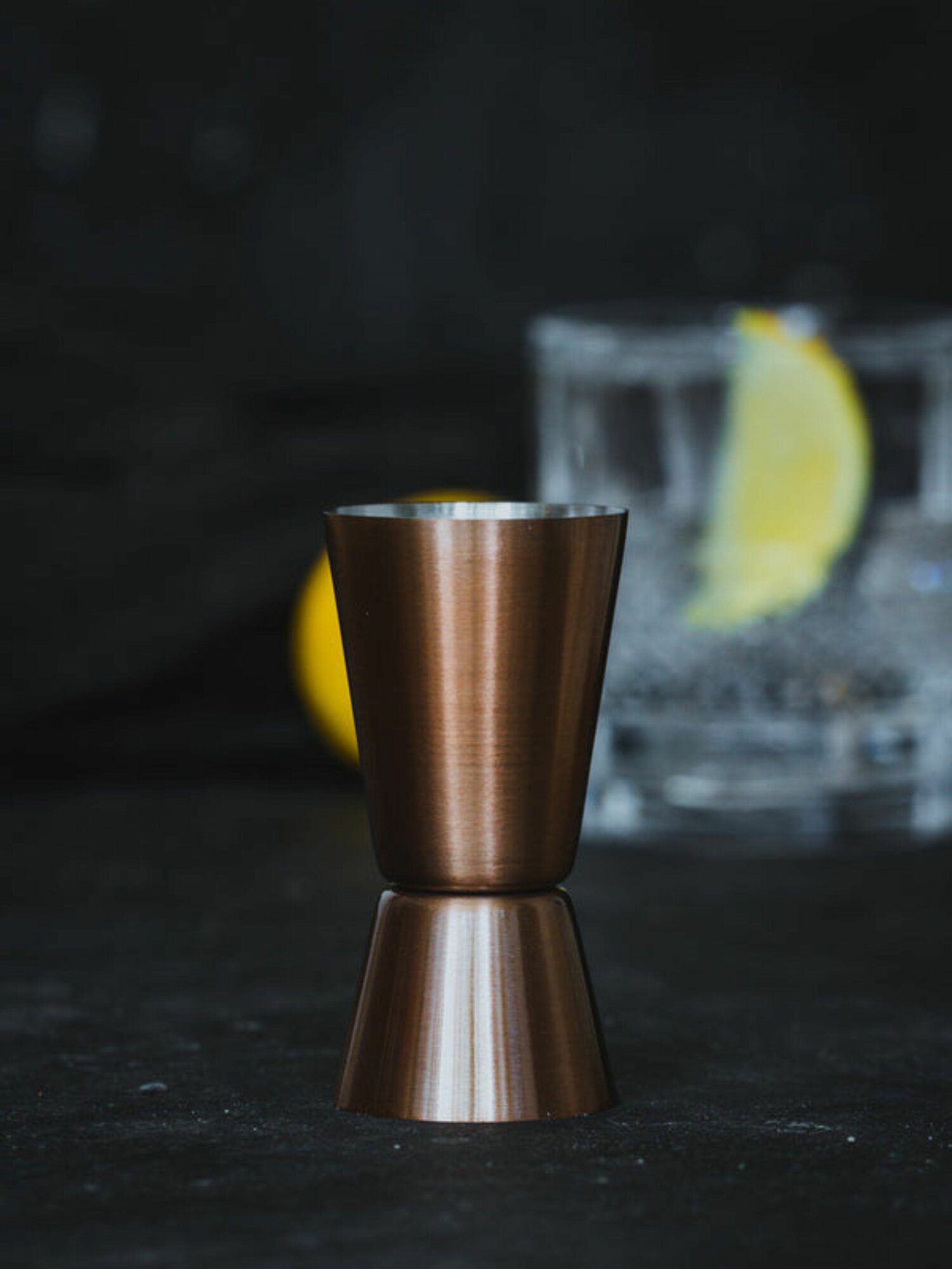 Kitchen Craft джиггер 25/50 мл двойной металлический для коктейлей барный серия Bar Craft, для бара, для бармена