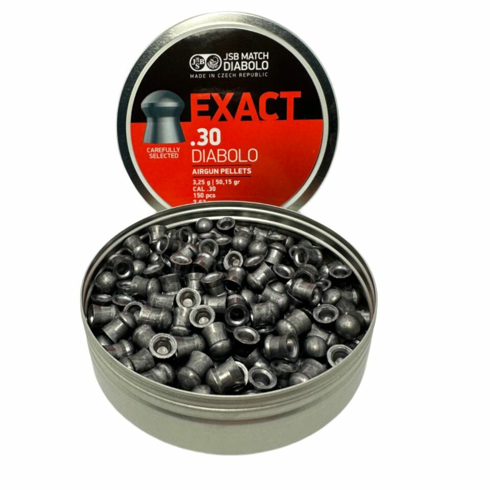 Пули для пневматического оружия JSB Exact 7.62 mm 3,25 грамм 150 шт