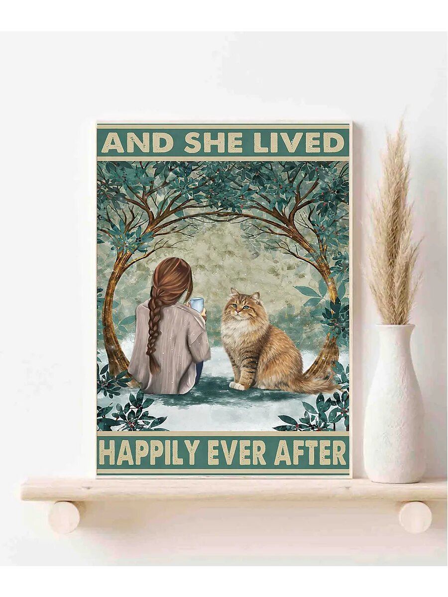 Сибирская кошка, Happily Ever After, Плакат 30x42см