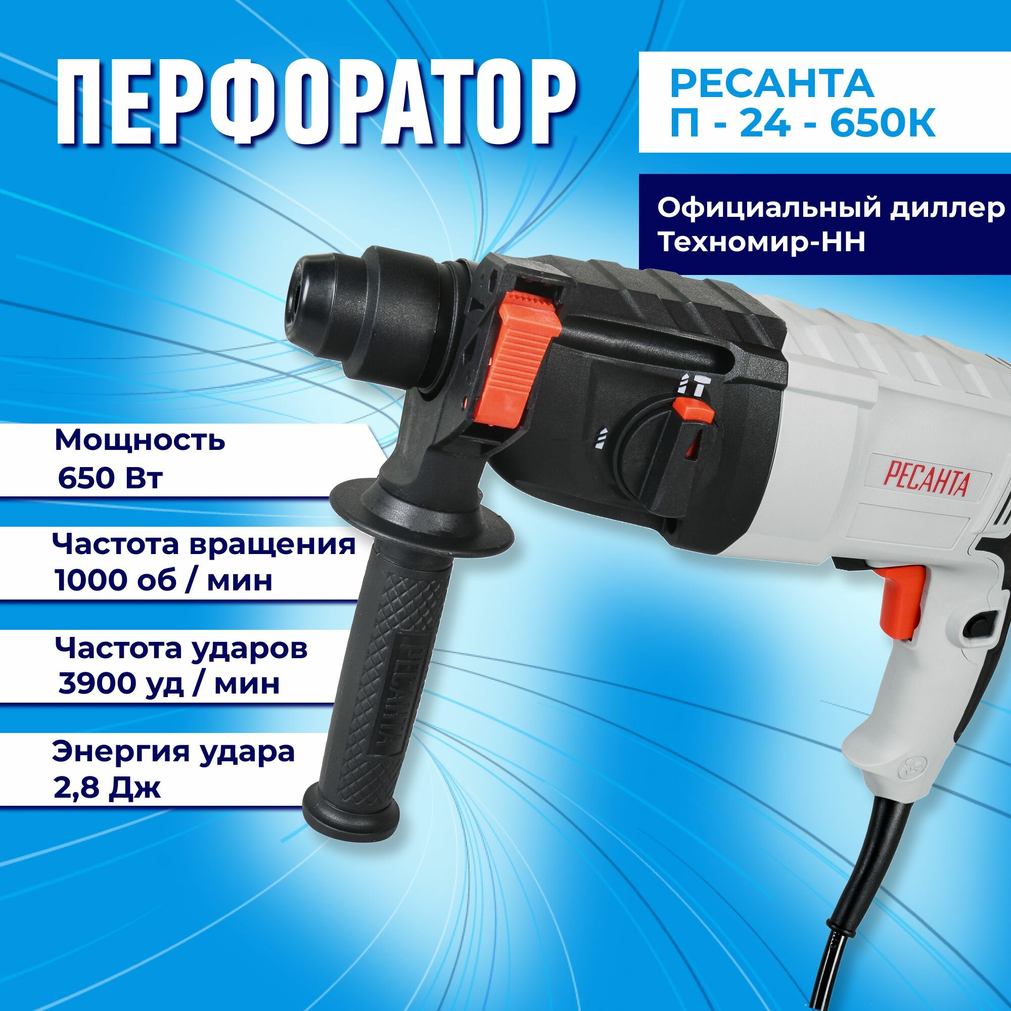 Перфоратор П-24-650К Ресанта
