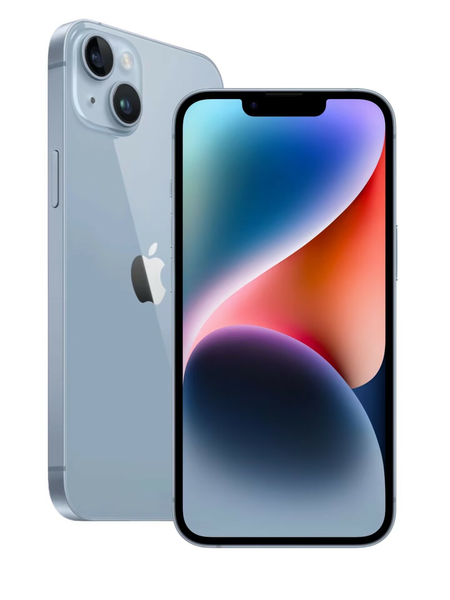 Смартфон айфон iPhone14 128ГБ, двойная SIM-карта, Blue/Синий , новое