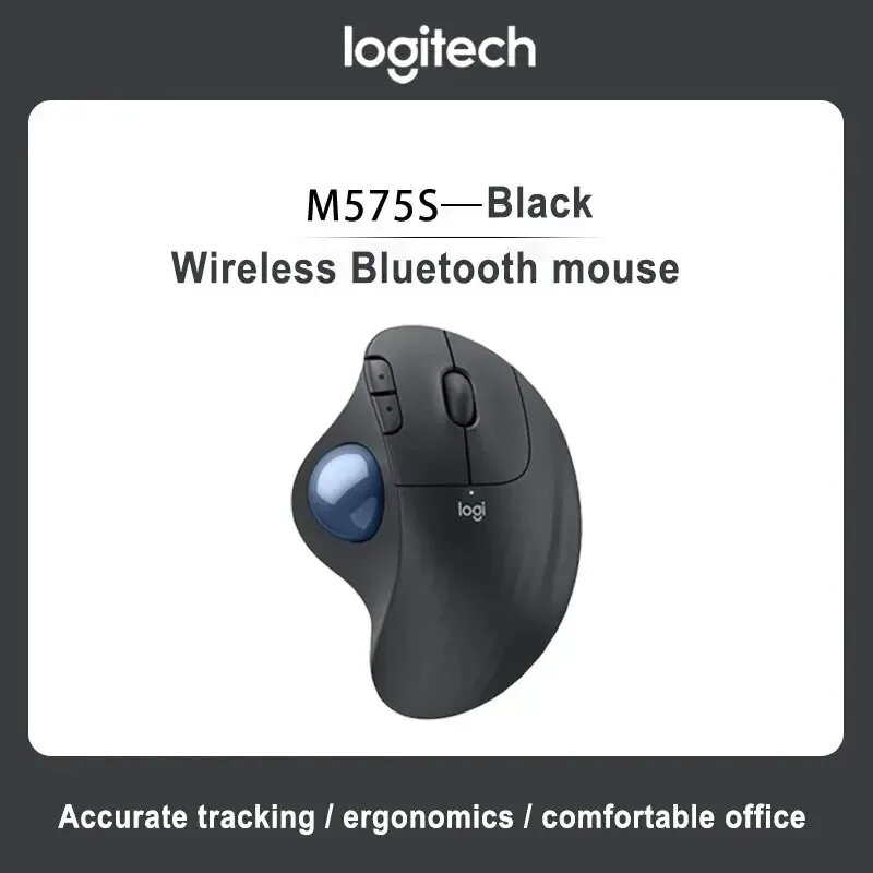 Logitech ERGO M575S черная беспроводная мышь