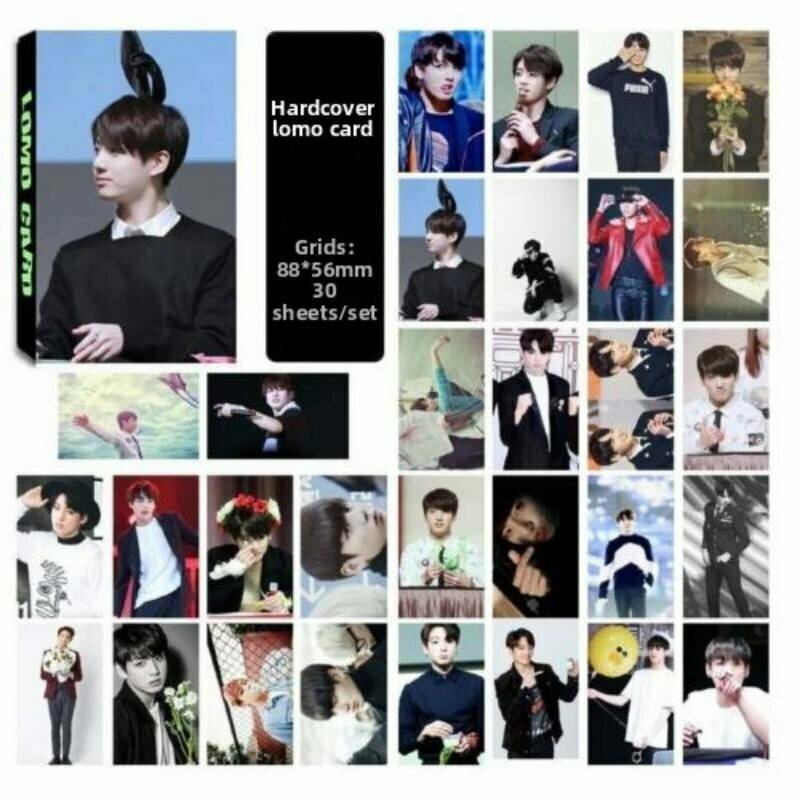 Bts персонализированный набор фотокарт с высококачественной бумагой для праздничных мероприятий джанг кук 01