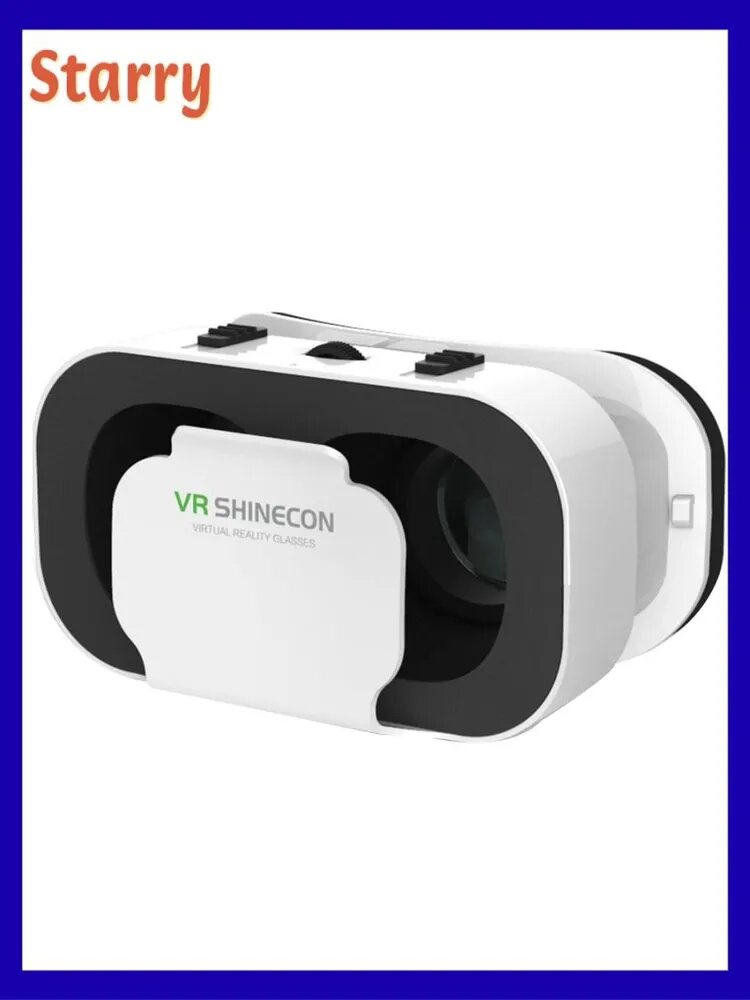 Пластиковые Очки VR, Гарнитура, Регулируемые Виртуальной Реальности С Креплением На Голову Для Смартфона