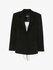 Пиджак PATRIZIA PEPE Lace-up structured blazer, размер 44, черный