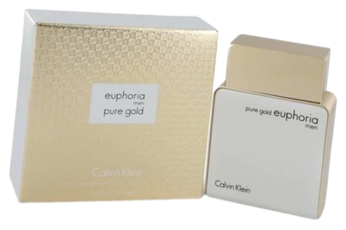 Кельвин Кляйн Пьюр Голд Эйфория парфюмерная вода 100 мл мужская - Calvin Klein Euphoria Men