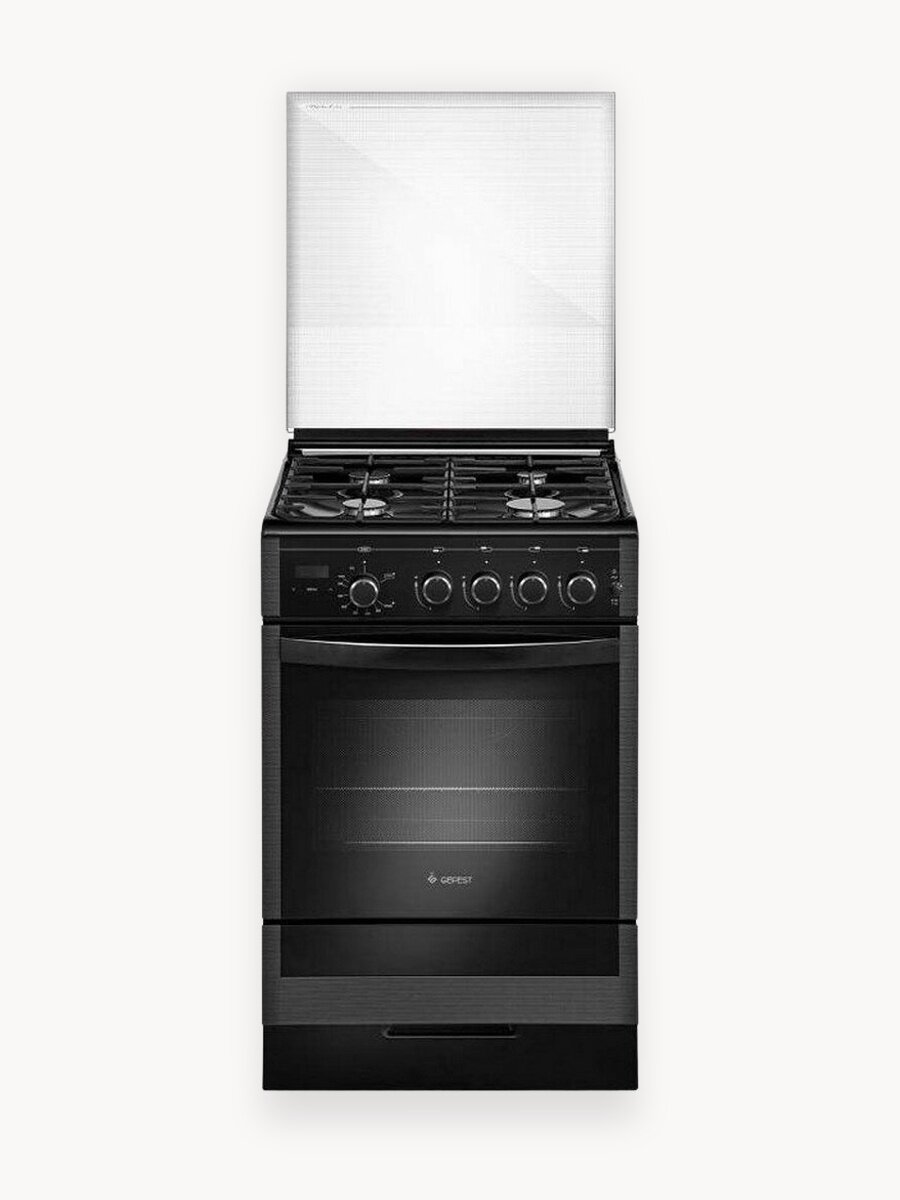 Газовая плита Gefest ПГ 5300-03 0046 50 см, 52 л, 4 конфорки, черный
