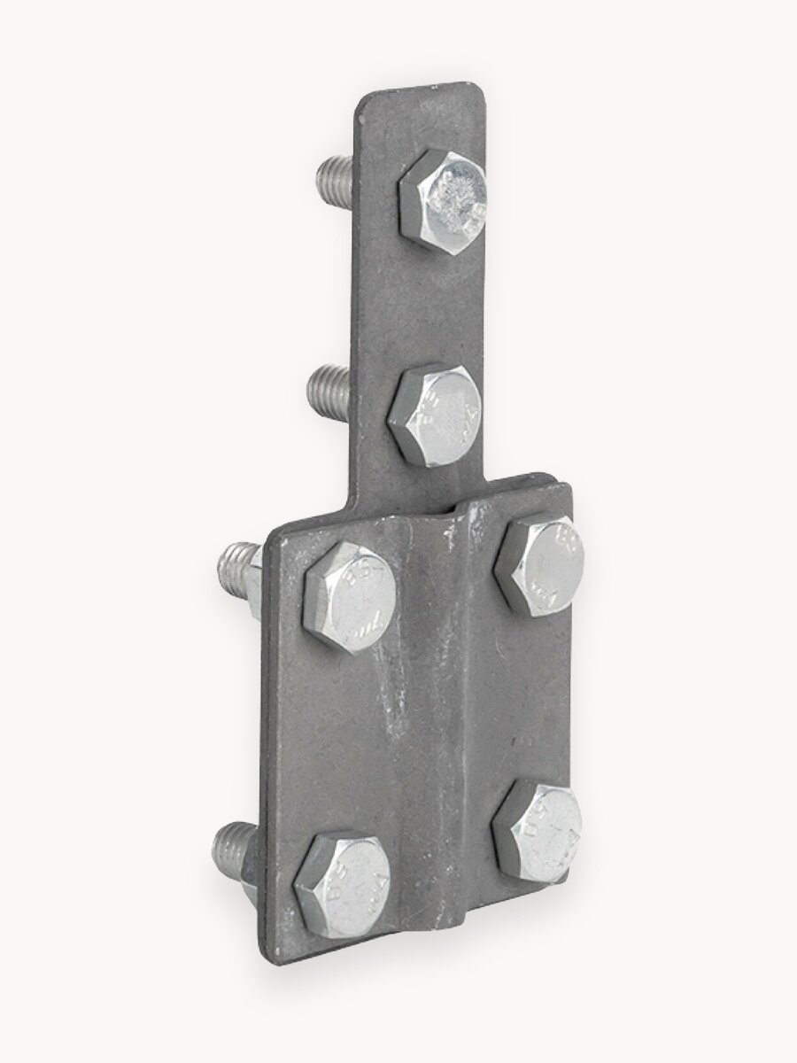 Зажим контрольный EKF PROxima HZ, для заземления, оцинкованные, серый